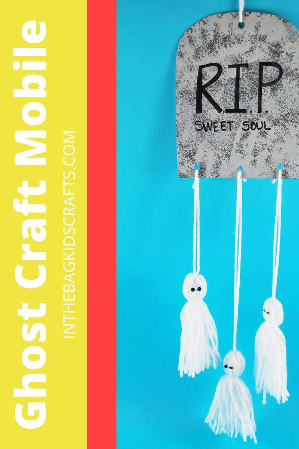 Ghost Craft Halloween Mobile • In the Bag Kids' Crafts