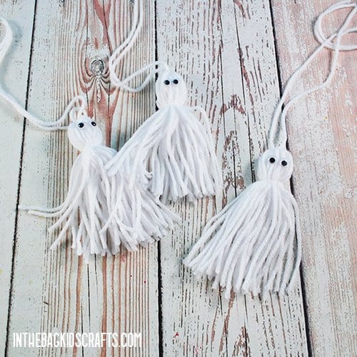 Ghost Craft Halloween Mobile • In the Bag Kids' Crafts