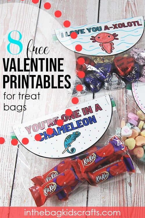 Free Valentine Printables (for Treat Bags) • In the Bag Kids' Crafts