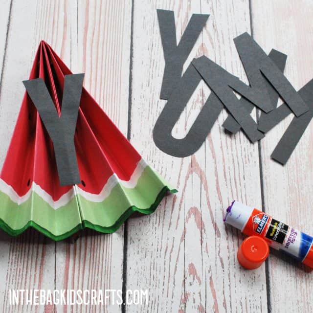 Easy Watermelon Paper Crafts • In the Bag Kids' Crafts