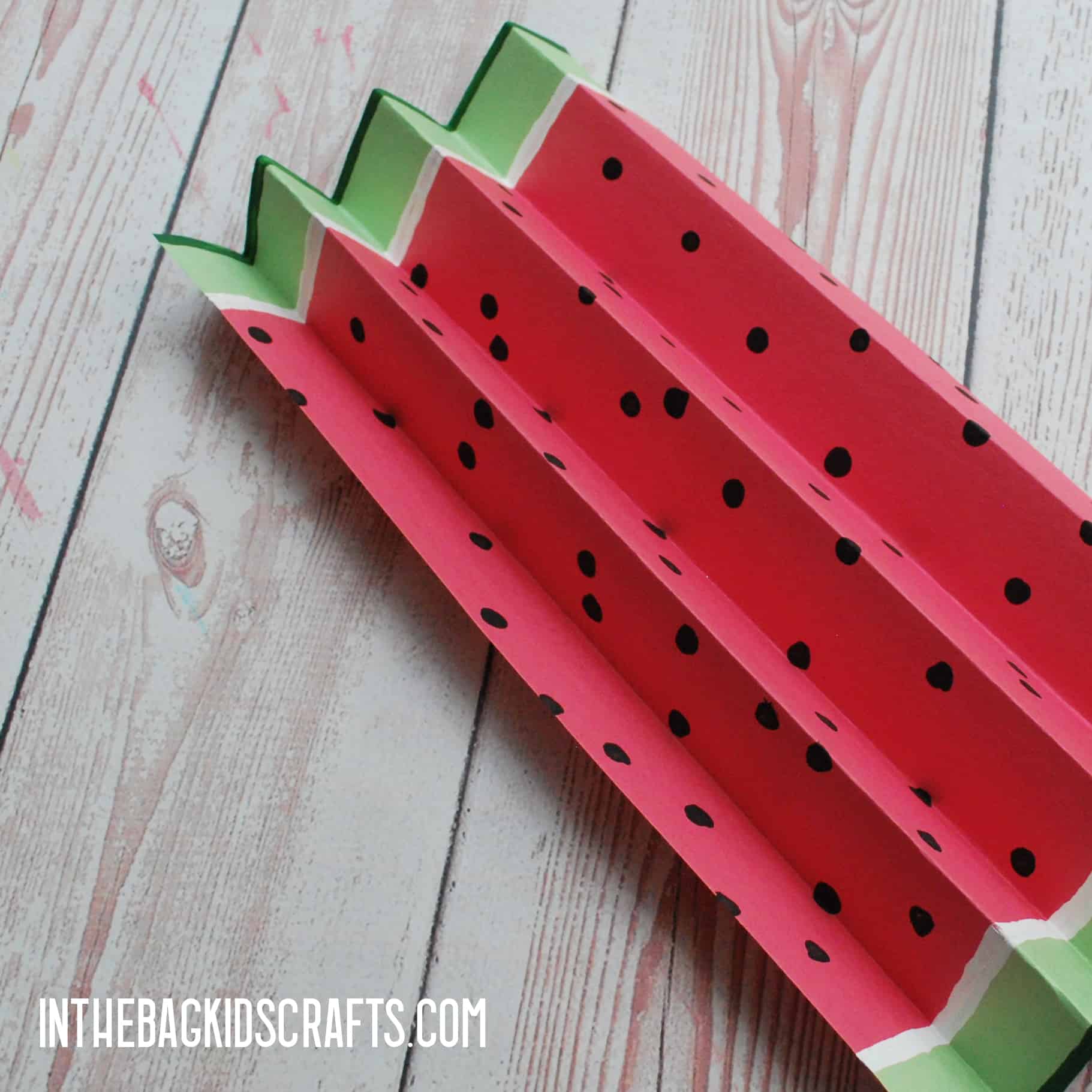 Easy Watermelon Paper Crafts • In the Bag Kids' Crafts