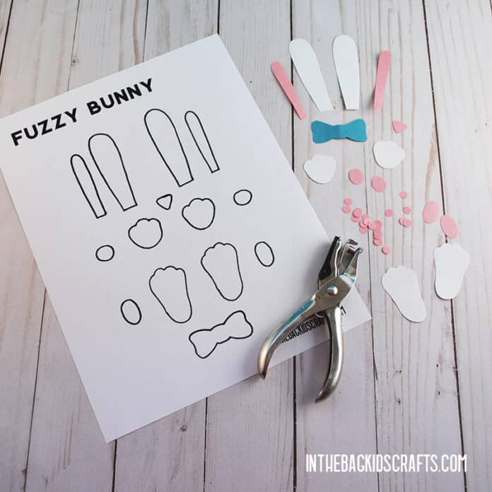 Fluffy Bunny Craft for Preschoolers • In the Bag Kids' Crafts
