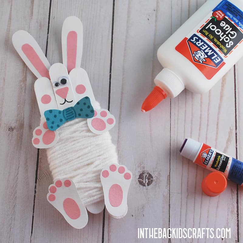 Fluffy Bunny Craft for Preschoolers • In the Bag Kids' Crafts